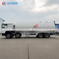 China Sinotruk HOWO 8x4 35.5m³ High-Capacity LPG Bobtail Truck with WEICHAI 365-400HP Engine and Q345R Steel Tank for sale
