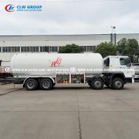 China Sinotruk HOWO 8x4 35.5m³ High-Capacity LPG Bobtail Truck with WEICHAI 365-400HP Engine and Q345R Steel Tank for sale