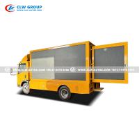 China Sinotruk HOWO 4x2 LED Billboard Truck with Triple-Side P4/P5 LED Screens, Hydraulic Liftable Screens, and Foldable Stage for sale