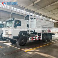 China Sinotruk HOWO 8x4 ANFO Explosive Mixing Truck with 400HP WEICHAI Engine, 15-18m³ Stainless Steel Material Box, and PLC Digital Control System for sale