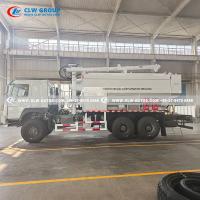 China Sinotruk HOWO 8x4 ANFO Explosive Mixing Truck with 400HP WEICHAI Engine, 15-18m³ Stainless Steel Material Box, and PLC Digital Control System for sale