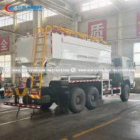 China Sinotruk HOWO 8x4 ANFO Explosive Mixing Truck with 400HP WEICHAI Engine, 15-18m³ Stainless Steel Material Box, and PLC Digital Control System for sale