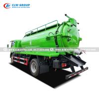 China Sinotruk HOWO RHD 10m³ Carbon Steel Tank Sewage Suction Truck with Yuchai 160HP Euro II Engine and Yifeng SK-12 Water Ring Vacuum Pump for sale