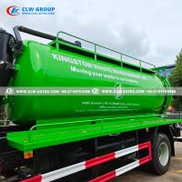 China Sinotruk HOWO RHD 10m³ Carbon Steel Tank Sewage Suction Truck with Yuchai 160HP Euro II Engine and Yifeng SK-12 Water Ring Vacuum Pump for sale