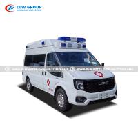 China JMC 4x2 Ambulance with 2.0L Diesel Engine and Spacious Medical Cabin Featuring Dual ABS Safety Systems for sale