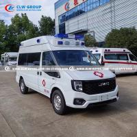 China JMC 4x2 Ambulance with 2.0L Diesel Engine and Spacious Medical Cabin Featuring Dual ABS Safety Systems for sale