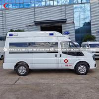 China JMC 4x2 Ambulance with 2.0L Diesel Engine and Spacious Medical Cabin Featuring Dual ABS Safety Systems for sale