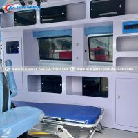 China JMC 4x2 Ambulance with 2.0L Diesel Engine and Spacious Medical Cabin Featuring Dual ABS Safety Systems for sale