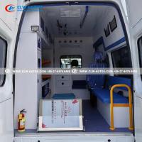 China JMC 4x2 Ambulance with 2.0L Diesel Engine and Spacious Medical Cabin Featuring Dual ABS Safety Systems for sale