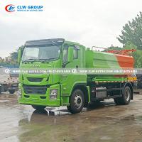 China ISUZU FTR 8m³ Vacuum Suction Truck with 205HP Euro VI Engine and Water Tank Heating System for sale