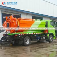 China ISUZU FTR 8m³ Vacuum Suction Truck with 205HP Euro VI Engine and Water Tank Heating System for sale