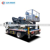 China ISUZU 4x2 30-Meter Aerial Work Platform with 200kg Stainless Steel Bucket and Telescopic Manlift for sale