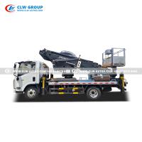 China ISUZU 4x2 30-Meter Aerial Work Platform with 200kg Stainless Steel Bucket and Telescopic Manlift for sale