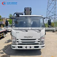 China ISUZU 4x2 30-Meter Aerial Work Platform with 200kg Stainless Steel Bucket and Telescopic Manlift for sale