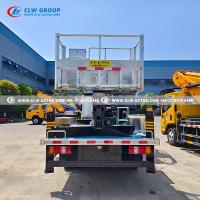 China ISUZU 4x2 30-Meter Aerial Work Platform with 200kg Stainless Steel Bucket and Telescopic Manlift for sale