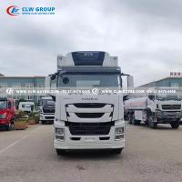 China ISUZU 4HK1-TC60 10Tons Meat Hook Refrigerated Truck with Carrier Supra 850S Independent Cooling for sale
