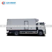 China ISUZU 4HK1-TC60 10Tons Meat Hook Refrigerated Truck with Carrier Supra 850S Independent Cooling for sale