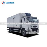China ISUZU 4HK1-TC60 10Tons Meat Hook Refrigerated Truck with Carrier Supra 850S Independent Cooling for sale