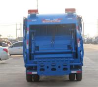 China Self Compress Side Loader Waste Truck 6CBM Rubbish Compactor Truck Dongfeng Chassis 103KW for sale