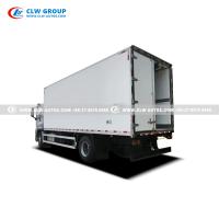 China ISUZU 10-Ton Frozen Meat Reefer Truck with Carrier Citimax 1100 and Stainless Steel Meat Rail System for sale