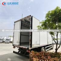China ISUZU 10-Ton Frozen Meat Reefer Truck with Carrier Citimax 1100 and Stainless Steel Meat Rail System for sale