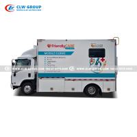 China ISUZU KV600 Mobile Medical Clinic Truck with Lead-lined DR X-ray Room, Antibacterial FRP Walls, and Dual Workstations for sale