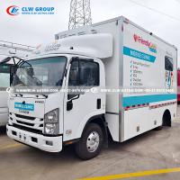China ISUZU KV600 Mobile Medical Clinic Truck with Lead-lined DR X-ray Room, Antibacterial FRP Walls, and Dual Workstations for sale