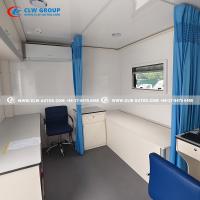 China ISUZU KV600 Mobile Medical Clinic Truck with Lead-lined DR X-ray Room, Antibacterial FRP Walls, and Dual Workstations for sale