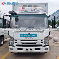 China ISUZU KV600 Mobile Medical Clinic Truck with Lead-lined DR X-ray Room, Antibacterial FRP Walls, and Dual Workstations for sale