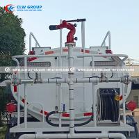 China ISUZU FTR 10CBM Fire Cannon Water Sprinkler Truck with 205HP Euro 4/6 Engine and Roof-Mounted Fire Monitor for sale