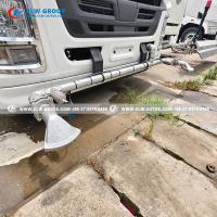 China ISUZU FTR 10CBM Fire Cannon Water Sprinkler Truck with 205HP Euro 4/6 Engine and Roof-Mounted Fire Monitor for sale