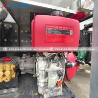 China ISUZU FTR 10CBM Fire Cannon Water Sprinkler Truck with 205HP Euro 4/6 Engine and Roof-Mounted Fire Monitor for sale