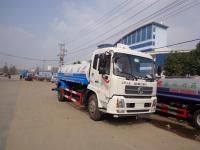 China Dongfeng 6-Wheel 180hp Water Bowser Truck with 15000L Capacity and 28M Water Cannon Range for sale