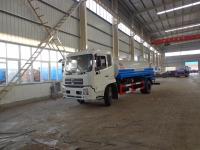China Dongfeng 6-Wheel 180hp Water Bowser Truck with 15000L Capacity and 28M Water Cannon Range for sale