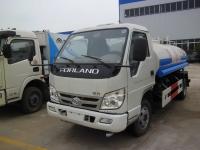 China Foton Forland 3 Ton 3000 Liter Mini Water Tanker Truck with 14m Sprinkling Width and 28m Water Cannon Range for sale