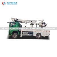 China RHD ISUZU 21m Bucket Truck – 69kV Insulated Aerial Work Platform for South Pacific Live-Line Repair for sale