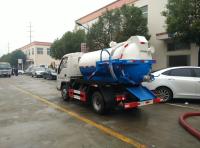 China Forland 3 Cubic Meter Sewer Vacuum Suction Truck with 68HP Diesel Engine and 3000L Tank Capacity for sale