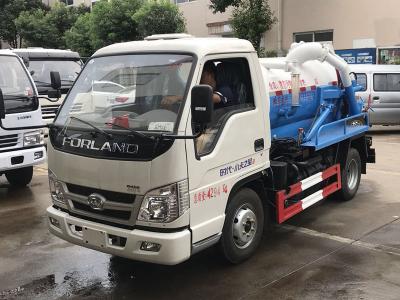 China Forland 3 Cubic Meter Sewer Vacuum Suction Truck with 68HP Diesel Engine and 3000L Tank Capacity for sale