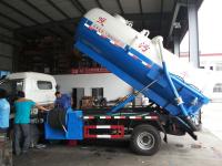 China Dongfeng 120HP Sewer Jetter Truck with 8CBM Tank Capacity and 3800mm Wheelbase for Industrial Sanitation for sale