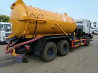 China Dongfeng 210hp 6x4 Septic Vacuum Truck 16cbm Hydraulic Control System for sale