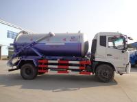 China 12CBM Vacuum Sewage Suction Truck Dongfeng 6 Wheel 12 Tons Sewage Vacuum Truck for sale