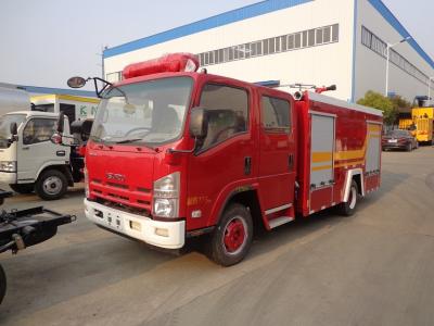 China ISUZU 3.5 Ton Water Tank Fire Brigade Truck - 4000L Capacity, 30L/s Fire Pump, Euro4 Emission Standard for sale