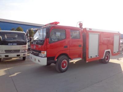 China Dongfeng 3 Ton Small Fire Engine Rescue Truck with 3000L Water Tank and 20L/s Fire Pump for sale