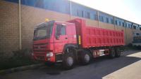 China Howo 40 Ton 8X4 Construction Dump Truck with 371HP Engine and 300L Fuel Capacity for Heavy Material Transport for sale