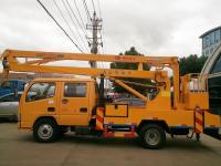 China JMC 14-Meter High Altitude Operation Aerial Truck with 250kg Platform Capacity and Euro V Engine for sale
