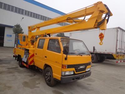 China JMC 4x2 Aerial Lift Truck with 16m Working Height, 250kg Platform Capacity, Euro V Engine for sale