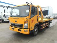 China Medium Duty 3-Ton Flatbed Tow Truck with 115HP Engine and 4000kg Towing Capacity for Road Vehicle Recovery for sale