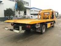 China Medium Duty 3-Ton Flatbed Tow Truck with 115HP Engine and 4000kg Towing Capacity for Road Vehicle Recovery for sale