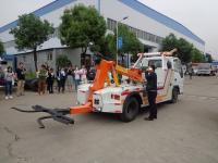 China ISUZU 3-Ton Breakdown Wrecker Tow Truck with 98HP EURO V Engine and 2999mL Diesel Capacity for sale