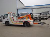 China ISUZU 3-Ton Breakdown Wrecker Tow Truck with 98HP EURO V Engine and 2999mL Diesel Capacity for sale